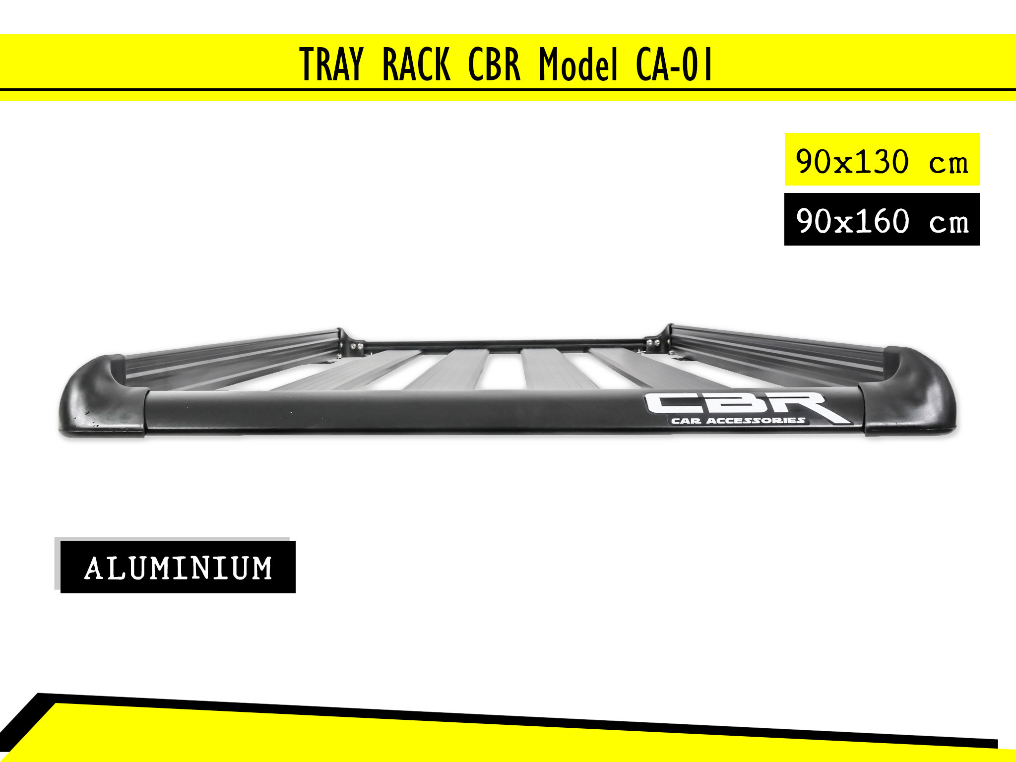 ถาดแร็คหลังคาCBR รุ่นCA-01 - แร็คหลังคาชลบุรี ถาดแร็ค